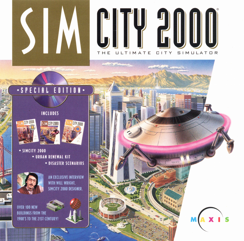 SimCity 2000: CD Collection cover or packaging material - MobyGames