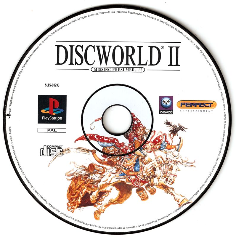 Discworld II: Mortality Bytes! cover or packaging material - MobyGames