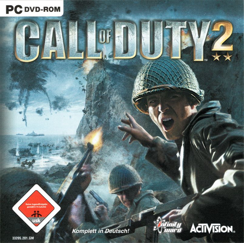 Call of Duty 2 cover or packaging material - MobyGames