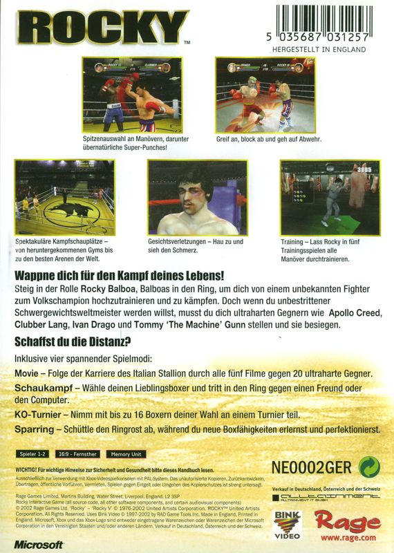 Rocky cover or packaging material - MobyGames