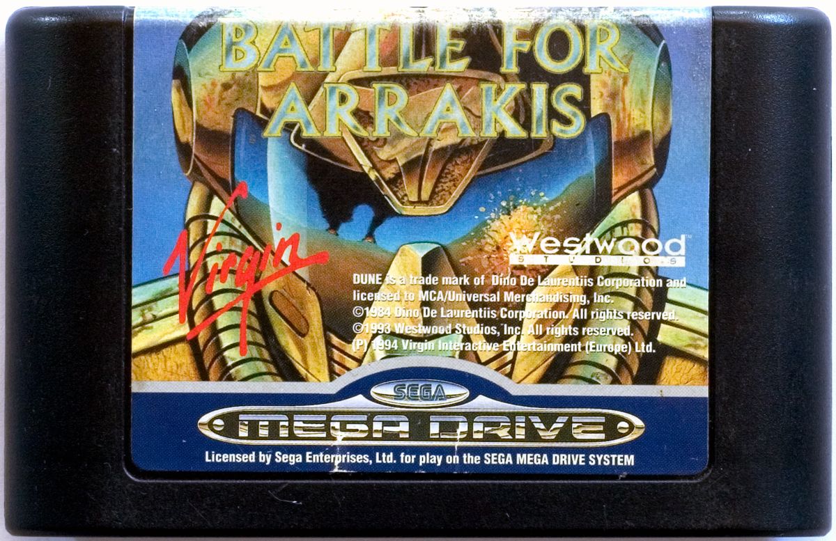 Dune: The Battle for Arrakis cover or packaging material - MobyGames