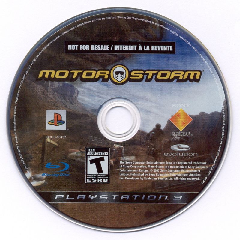 MotorStorm cover or packaging material - MobyGames