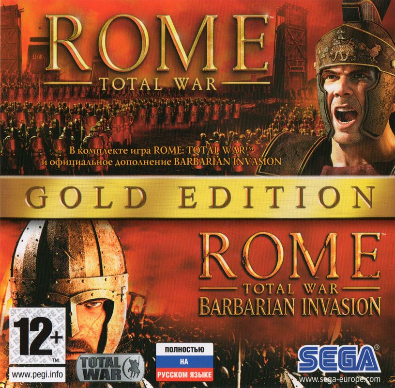 Rome: Total War - Gold Edition cover or packaging material - MobyGames