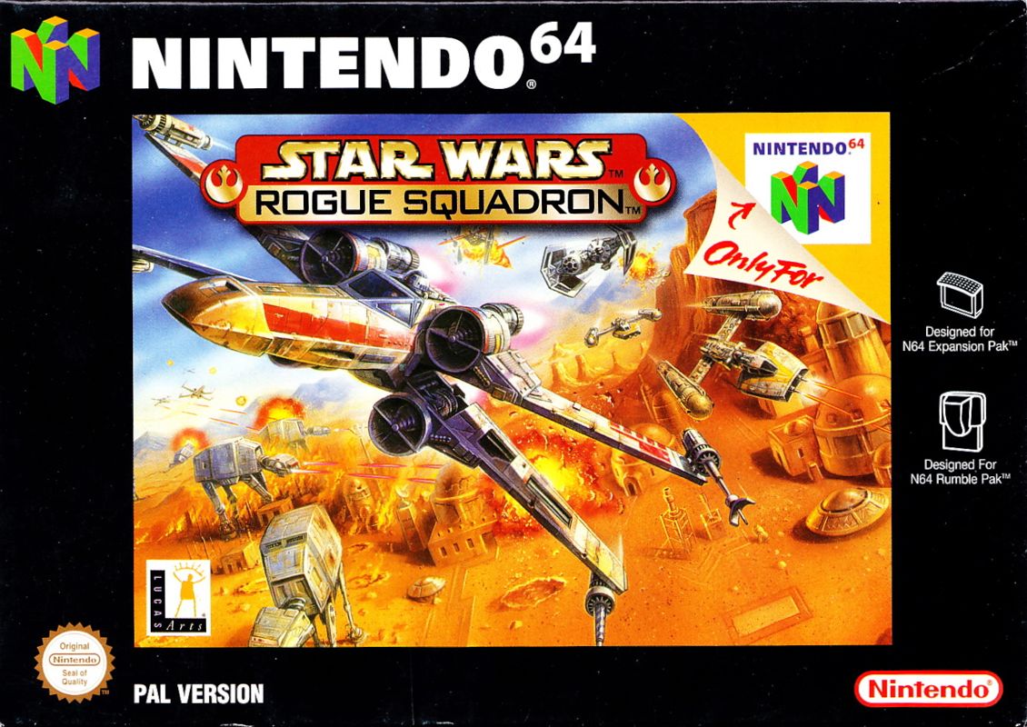 Star Wars: Rogue Squadron 3D cover or packaging material - MobyGames