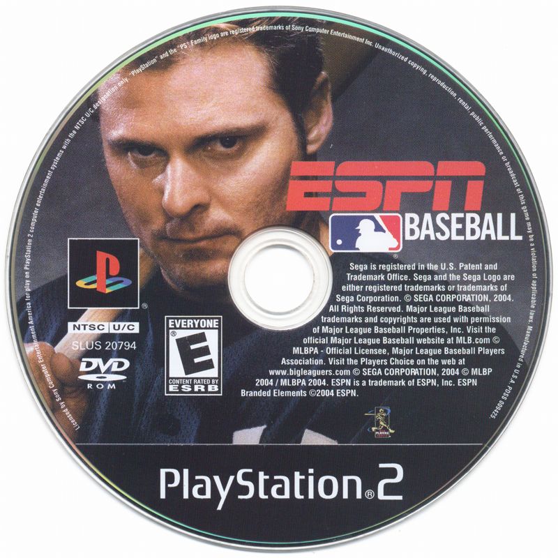 ESPN Major League Baseball cover or packaging material - MobyGames