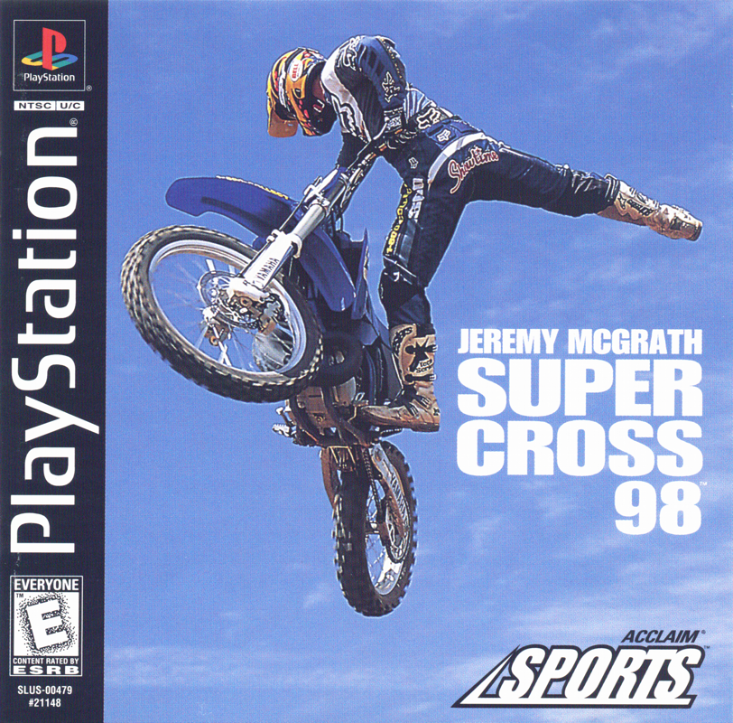 Jeremy McGrath Supercross 98 cover or packaging material - MobyGames