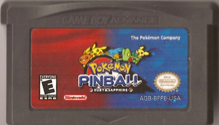 Pokémon Pinball: Ruby & Sapphire cover or packaging material - MobyGames