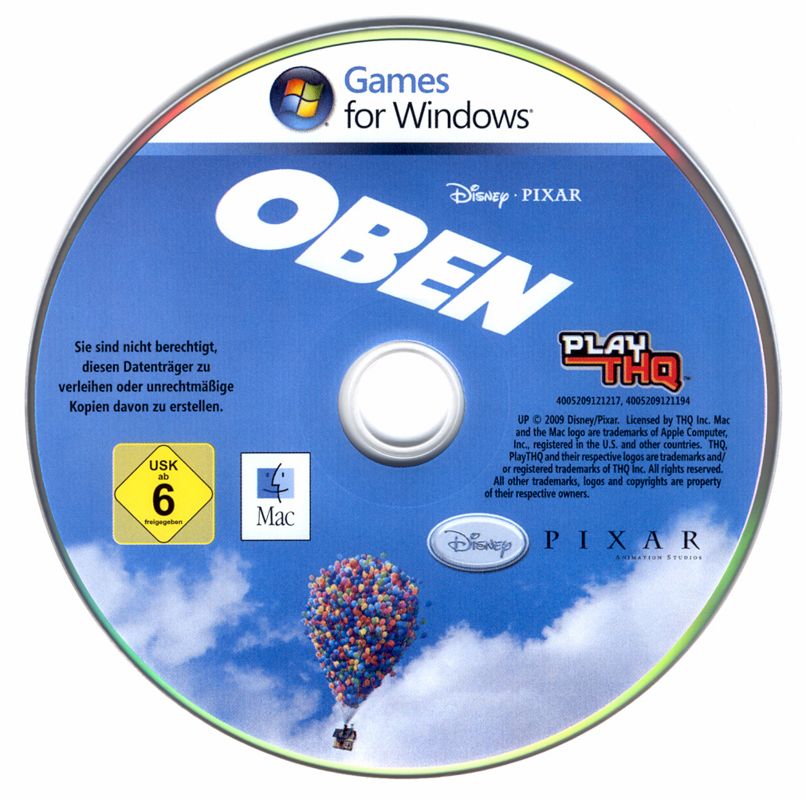 Disney•Pixar Up cover or packaging material - MobyGames