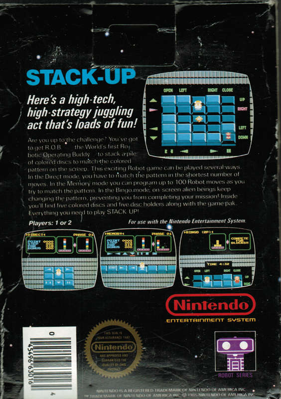 Stack-Up cover or packaging material - MobyGames