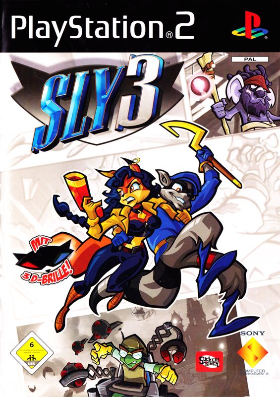 Sly 3: Honor Among Thieves cover or packaging material - MobyGames