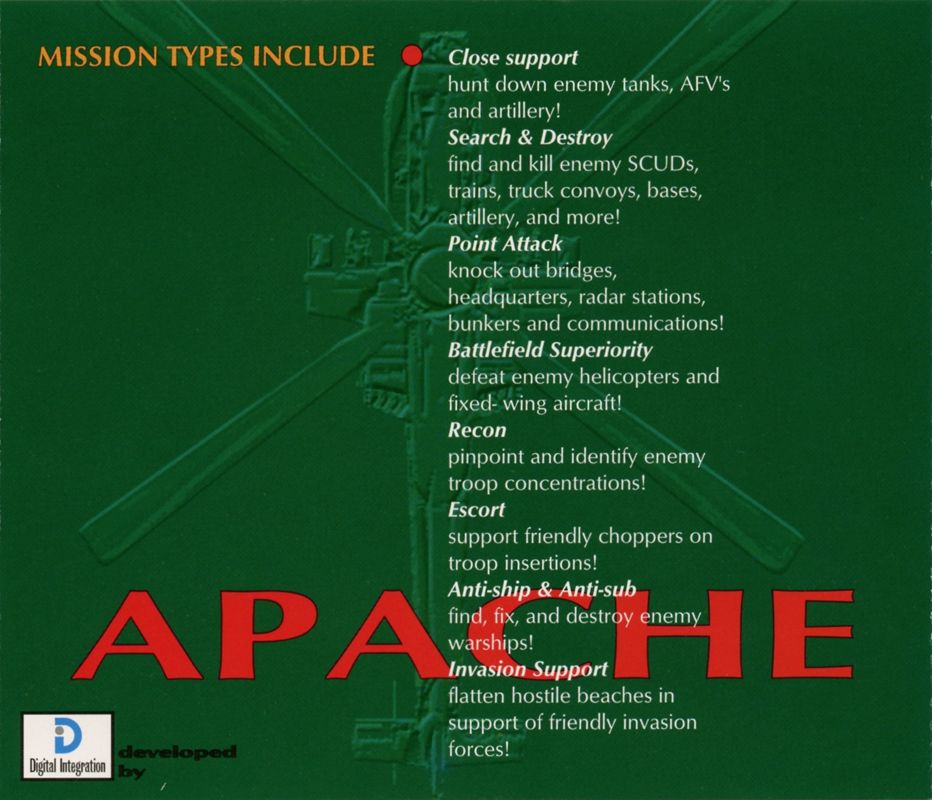 Apache cover or packaging material - MobyGames