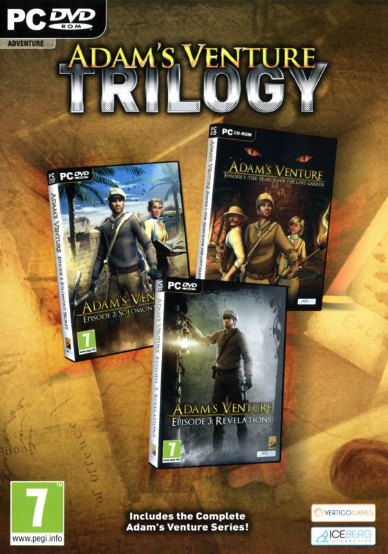 Adam's Venture Trilogy box covers - MobyGames