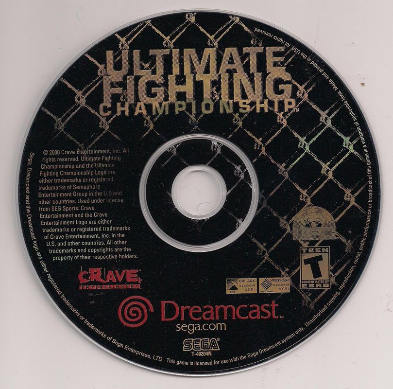 Ultimate Fighting Championship cover or packaging material - MobyGames