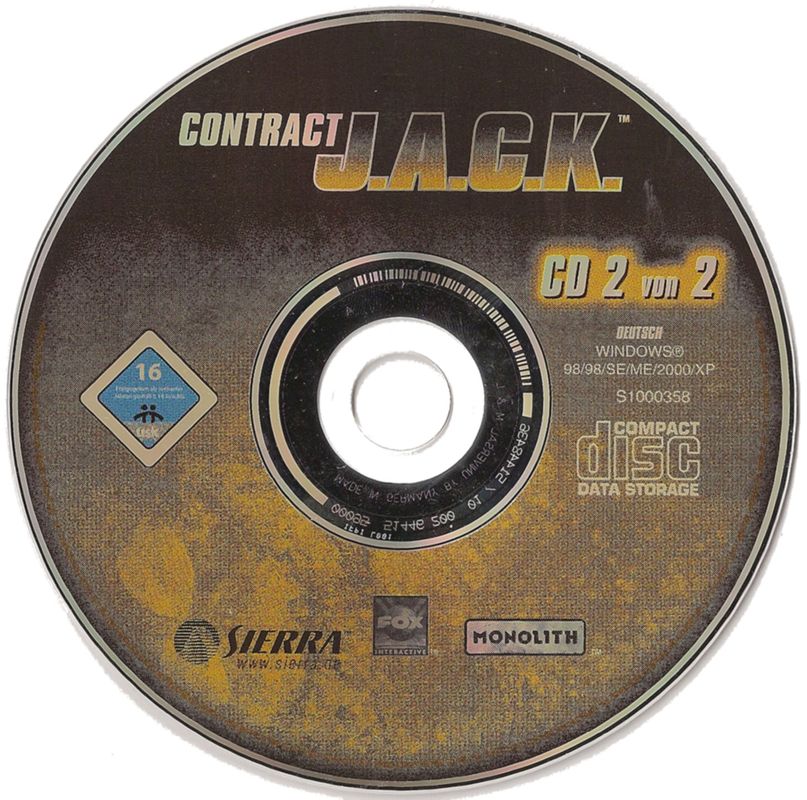 Contract J.A.C.K.: Special Edition cover or packaging material - MobyGames