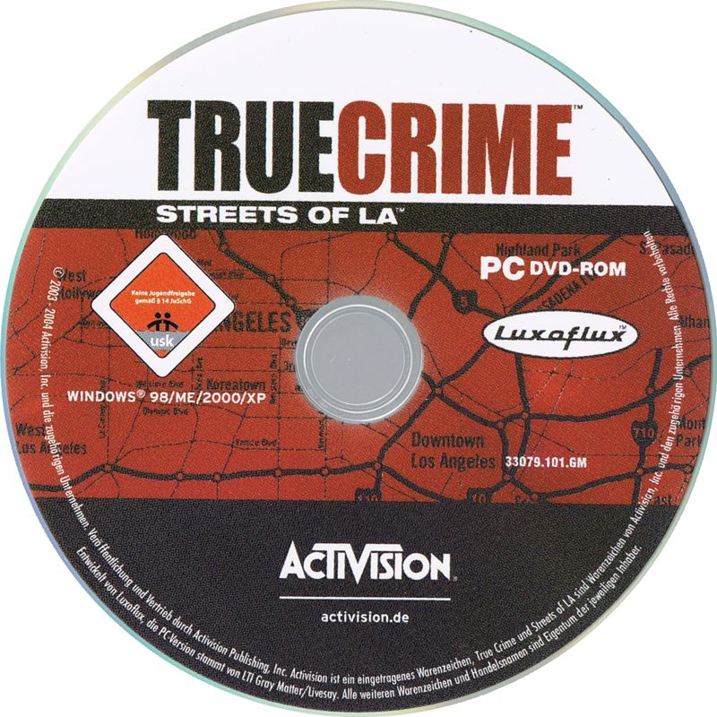 True Crime: Streets of LA cover or packaging material - MobyGames