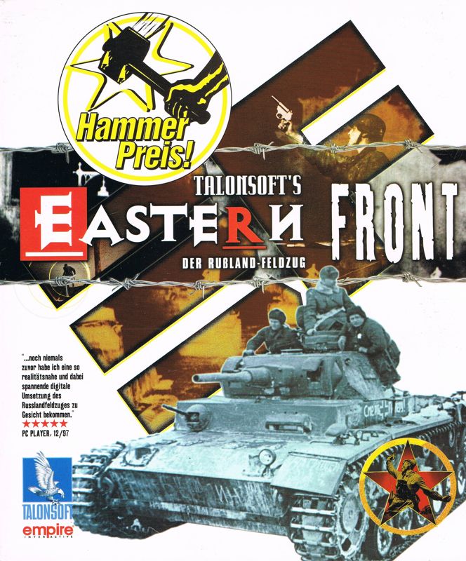 TalonSoft's East Front cover or packaging material - MobyGames