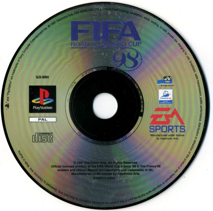 FIFA: Road to World Cup 98 cover or packaging material - MobyGames