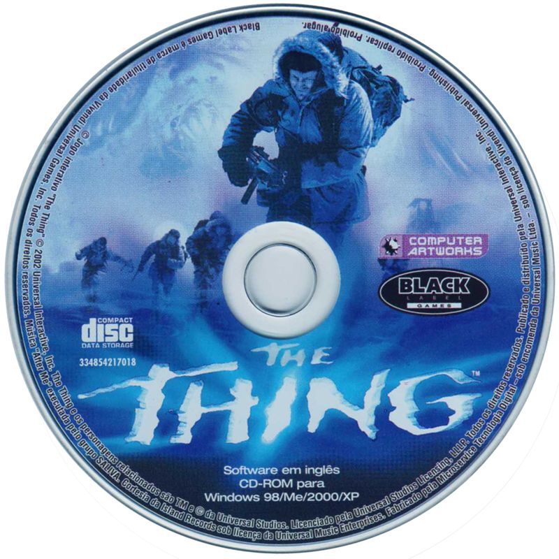 The Thing cover or packaging material - MobyGames