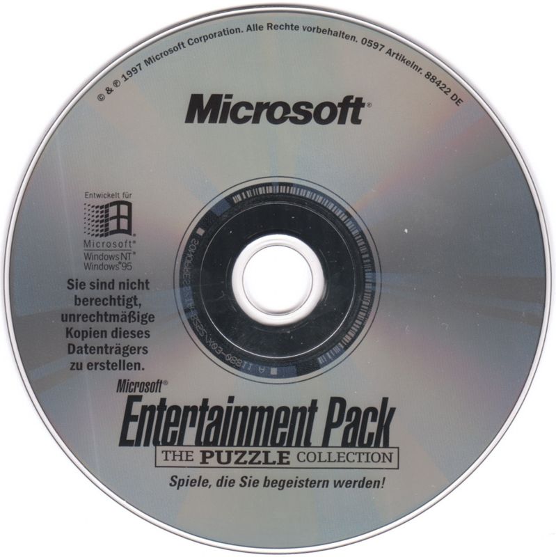 Microsoft Entertainment Pack: The Puzzle Collection cover or packaging ...