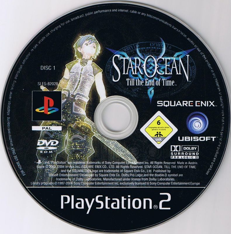 Star Ocean: Till the End of Time cover or packaging material - MobyGames