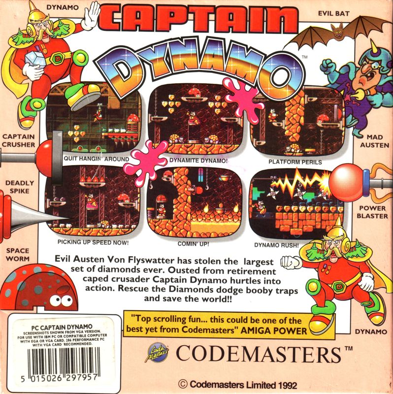 Captain Dynamo cover or packaging material - MobyGames