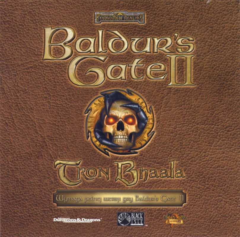 Baldur's Gate II: Throne of Bhaal cover or packaging material - MobyGames