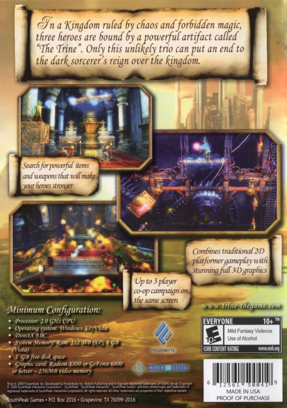 Trine cover or packaging material - MobyGames