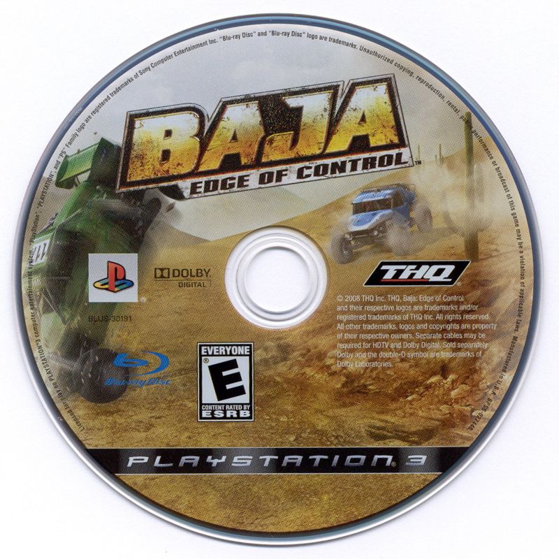 Baja: Edge of Control cover or packaging material - MobyGames