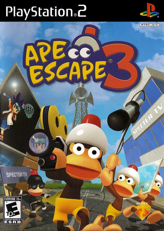 Ape Escape 3 cover or packaging material - MobyGames