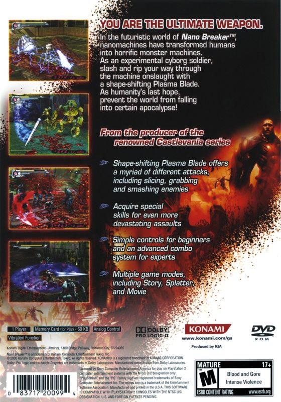 Nano Breaker cover or packaging material - MobyGames