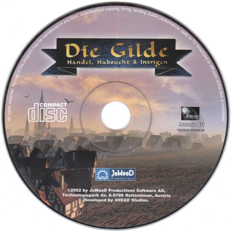 Europa 1400: The Guild cover or packaging material - MobyGames