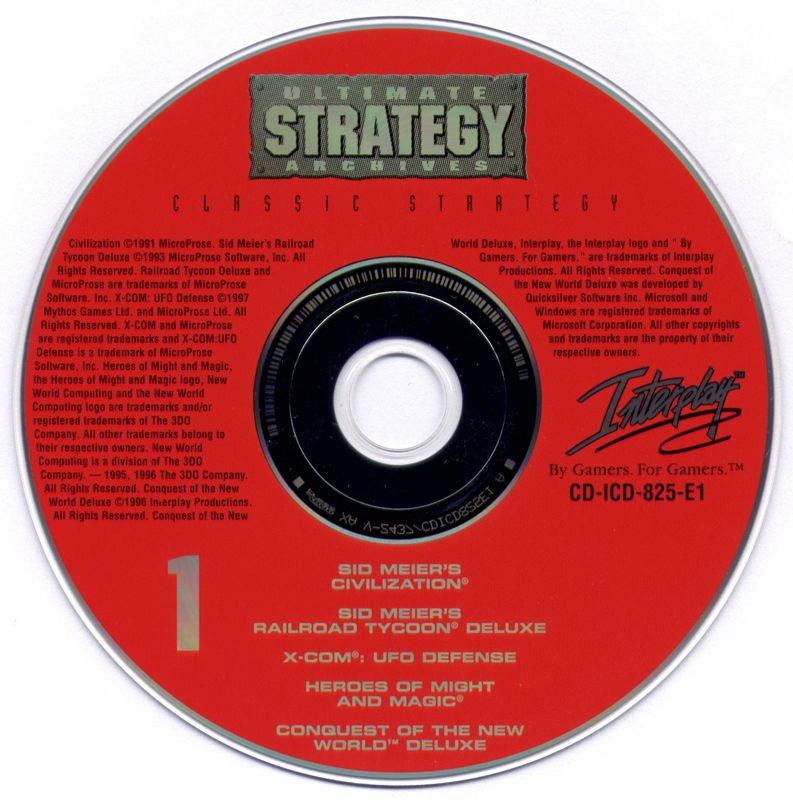 Ultimate Strategy Archives cover or packaging material - MobyGames