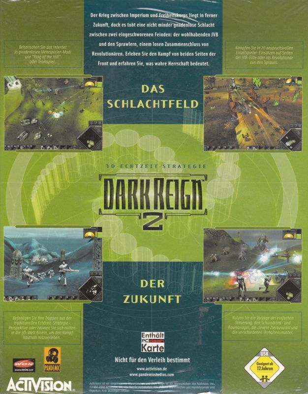 Dark Reign 2 cover or packaging material - MobyGames