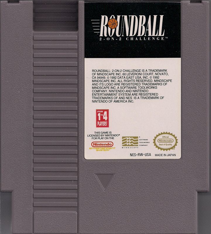 Roundball: 2-On-2 Challenge cover or packaging material - MobyGames