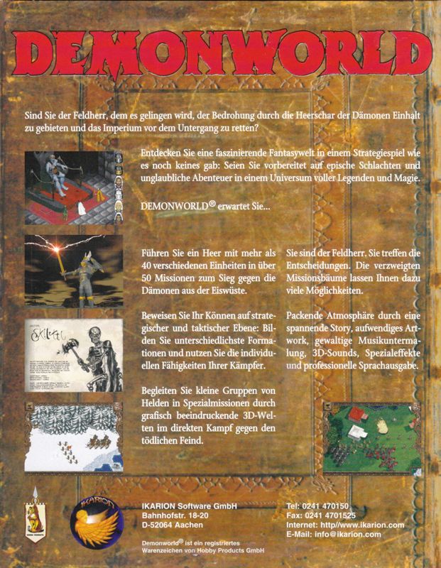 Demonworld cover or packaging material - MobyGames