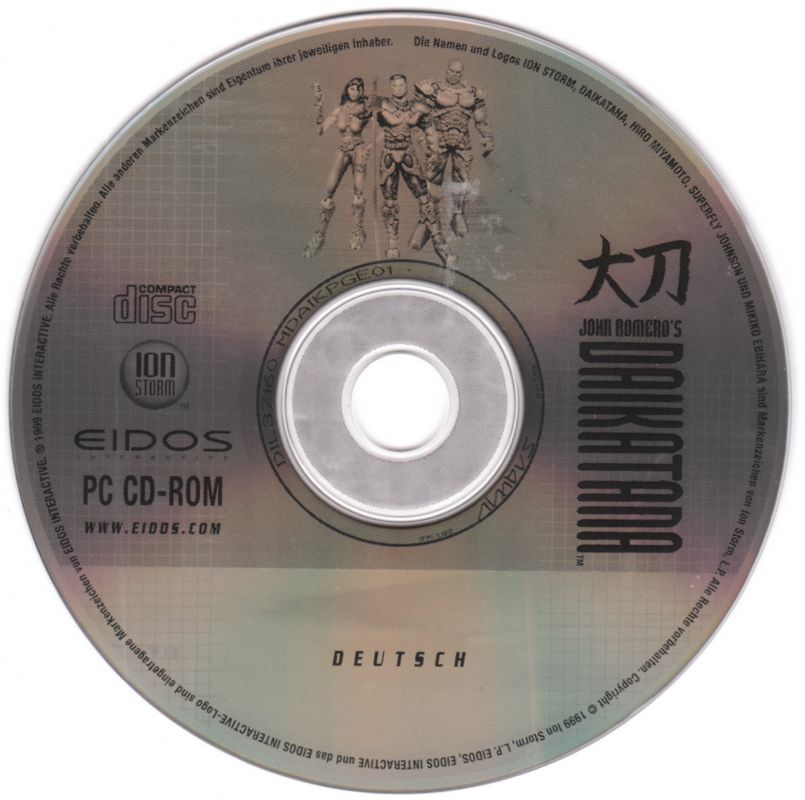 John Romero's Daikatana cover or packaging material - MobyGames