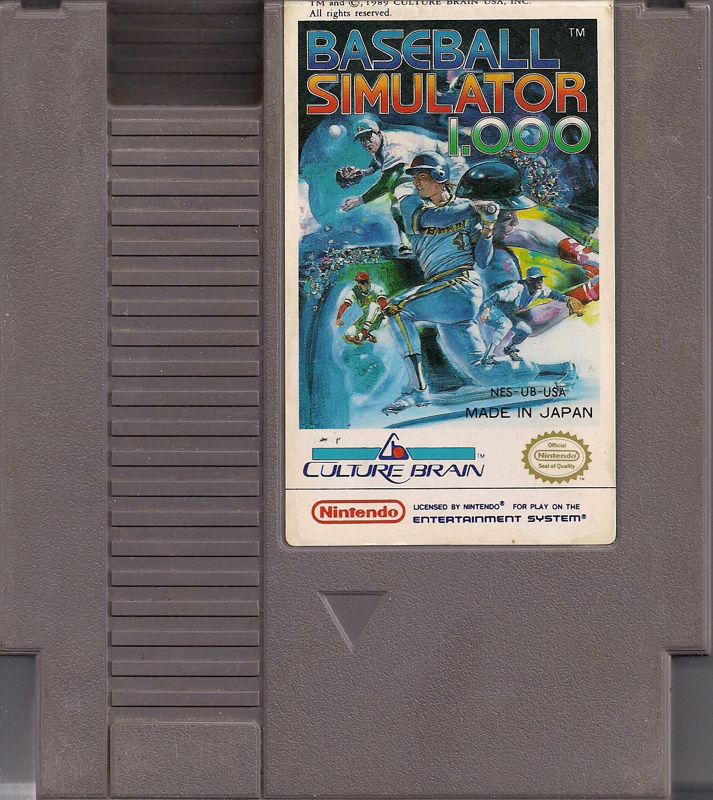 Baseball Simulator 1.000 cover or packaging material - MobyGames