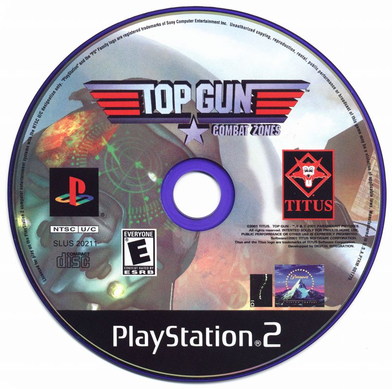 Top Gun: Combat Zones cover or packaging material - MobyGames