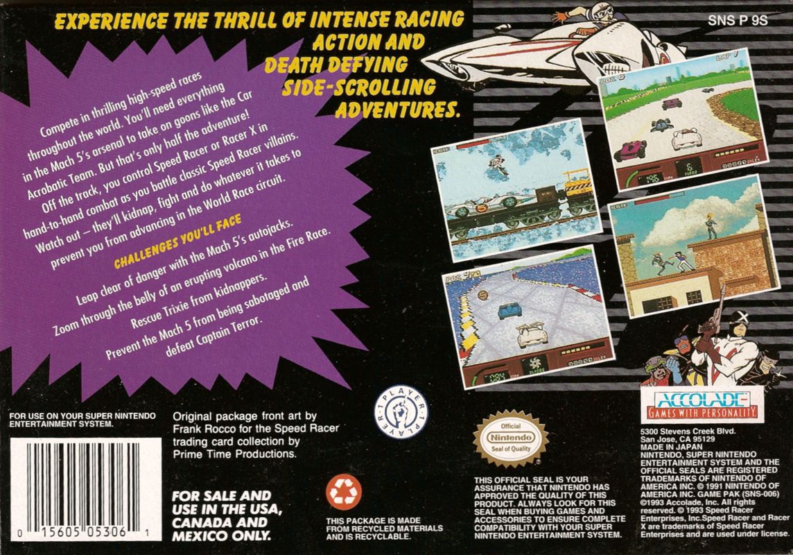Speed Racer in My Most Dangerous Adventures cover or packaging material - MobyGames