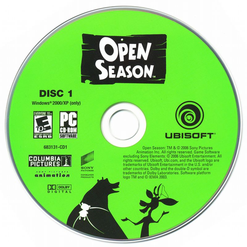 Open Season cover or packaging material - MobyGames