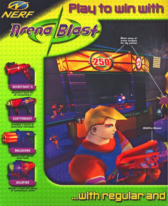 Nerf Arena Blast cover or packaging material - MobyGames
