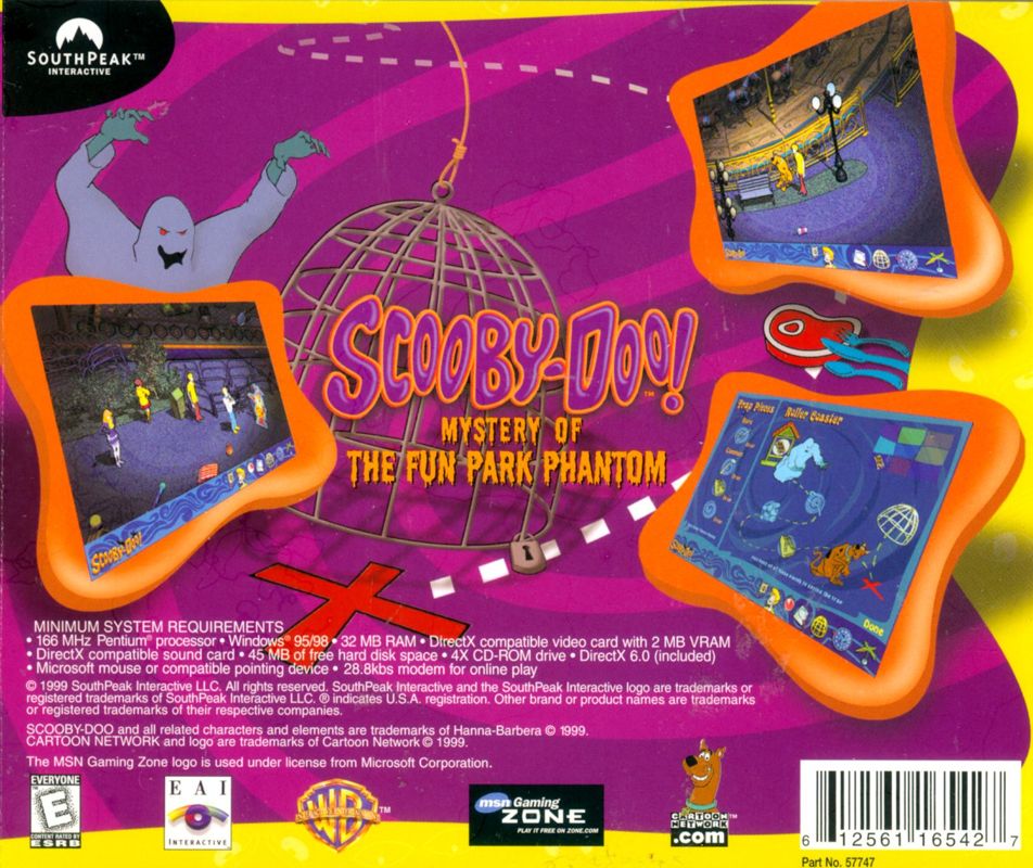 Scooby-Doo!: Mystery of the Fun Park Phantom cover or packaging material - MobyGames