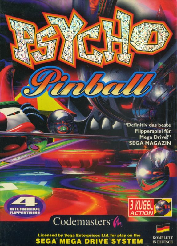 Psycho Pinball cover or packaging material - MobyGames