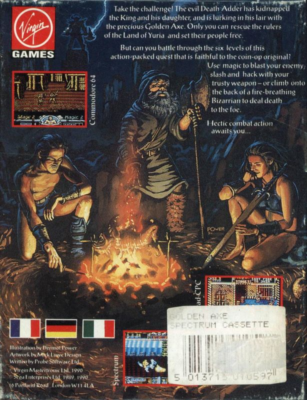 Golden Axe cover or packaging material - MobyGames
