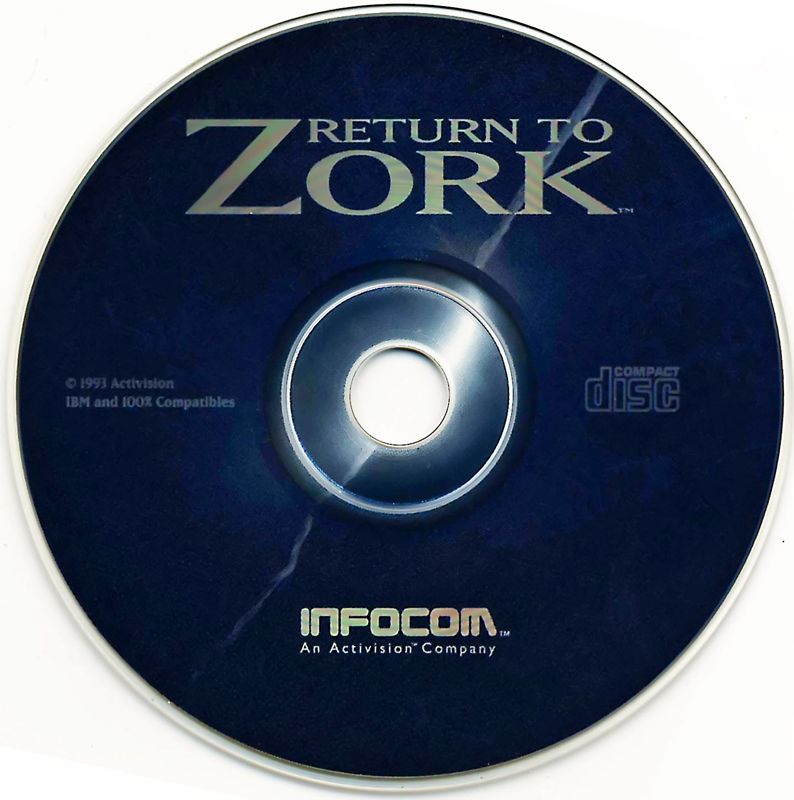 Return to Zork cover or packaging material - MobyGames