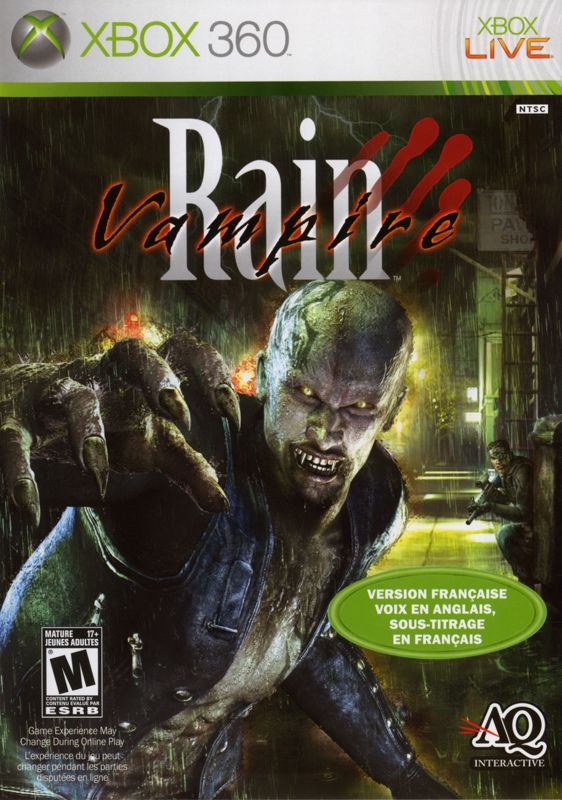 Vampire Rain cover or packaging material - MobyGames