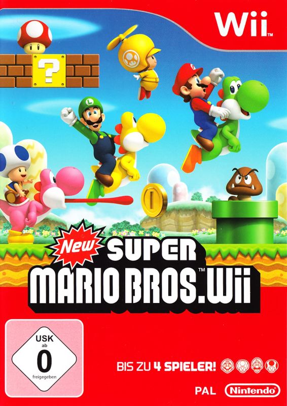 New Super Mario Bros. Wii cover or packaging material - MobyGames
