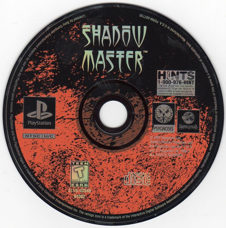 Shadow Master cover or packaging material - MobyGames