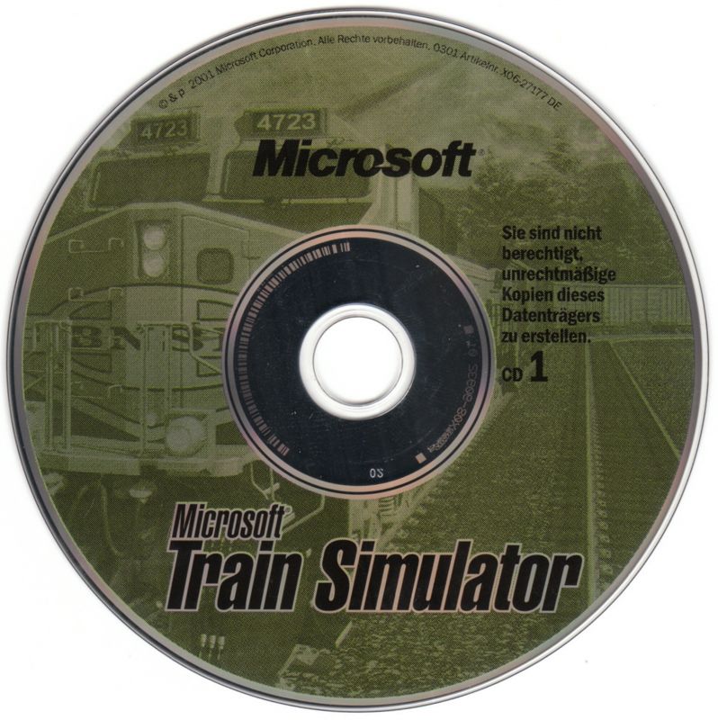 Microsoft Train Simulator cover or packaging material - MobyGames