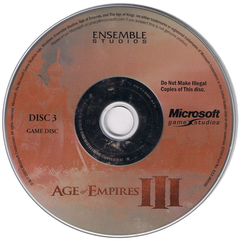 Age of Empires III cover or packaging material - MobyGames